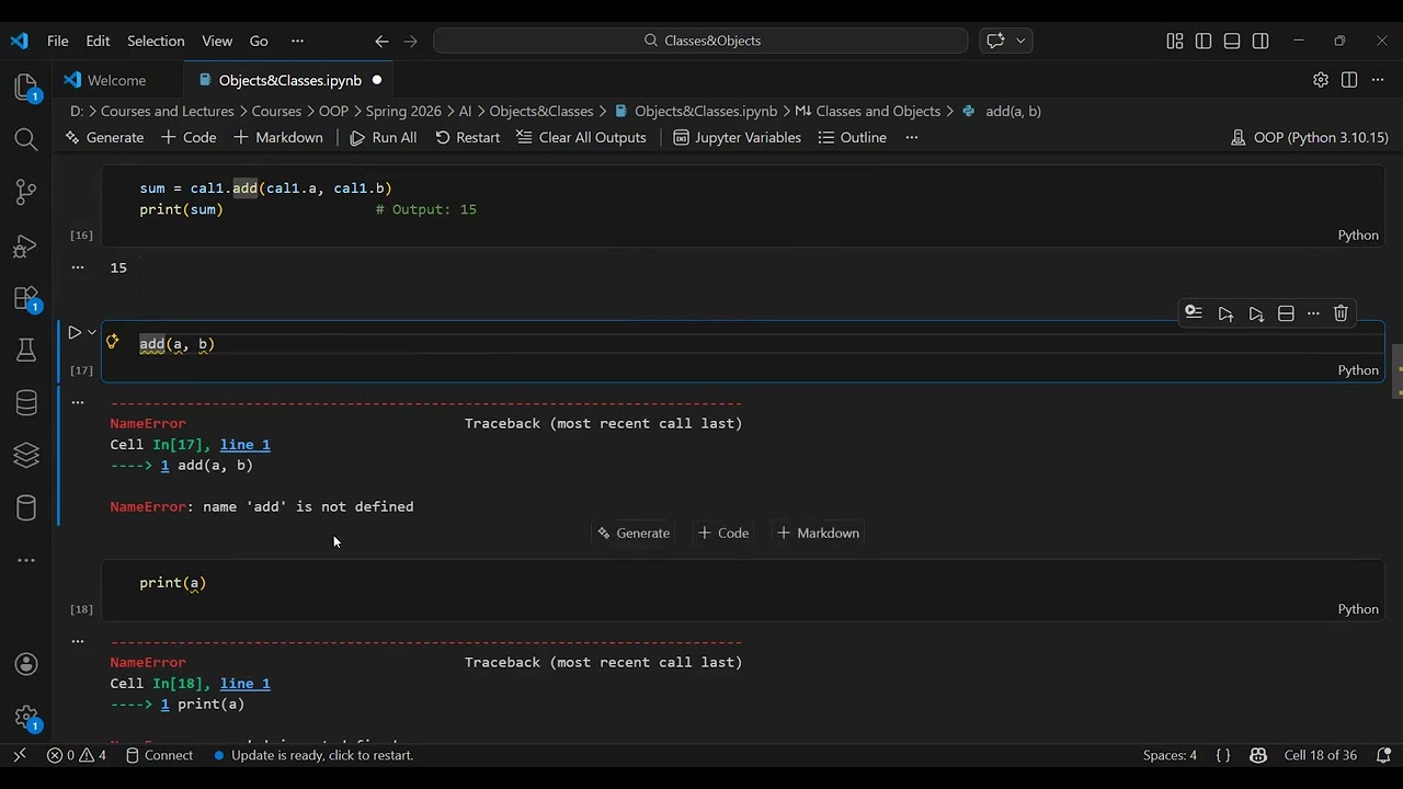 Object Oriented Programming with Python - 05 Objects with Default Values using Constructor - Example