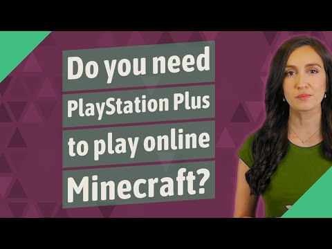 Do you need PlayStation Plus to play online Minecraft?
