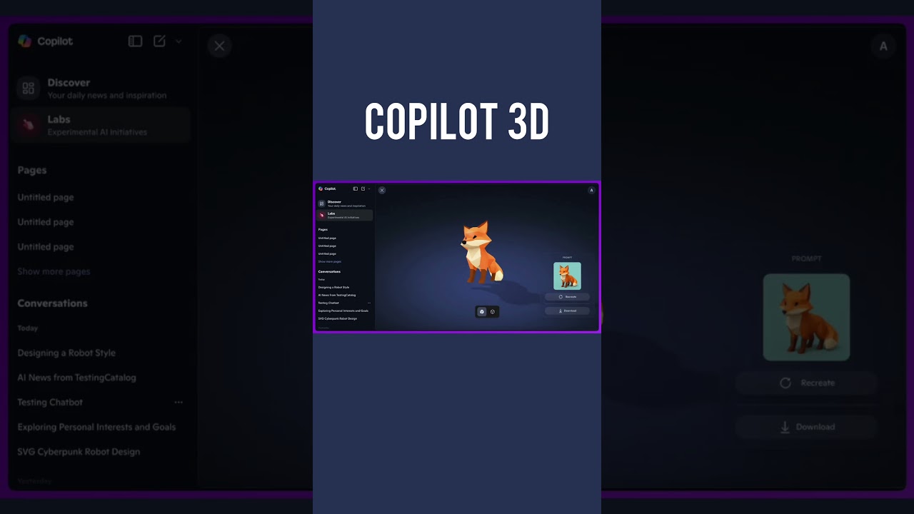 Microsoft Just Released Copilot 3D - Turn Images Into 3D Models