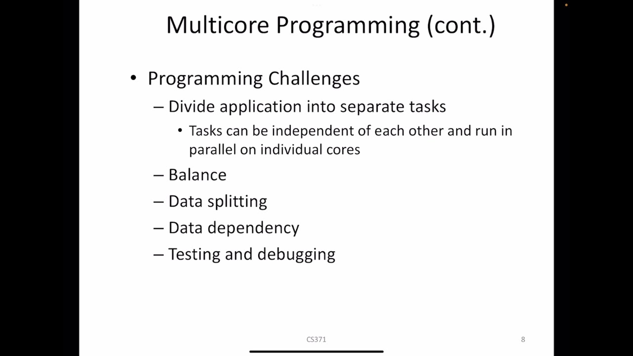 Chapter 4 02 Multicore Programming and Its Challenges