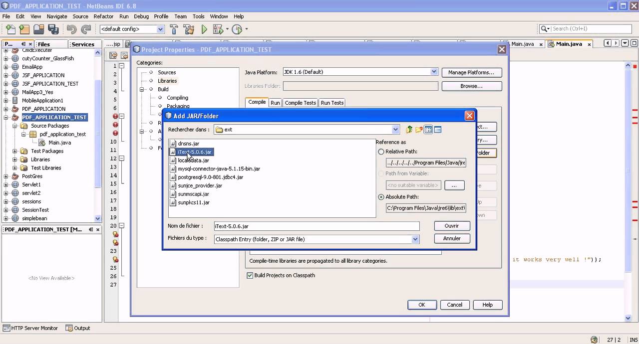 Create PDF FILE using java and netbeans ide and iText   YouTube
