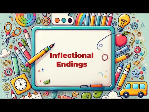 What are Inflectional Endings Song for Kids | Learn -ing, -ed, -s, and -es | Educational Songs