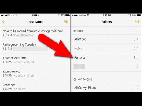 How to Move Notes from “On My iPhone” to iCloud