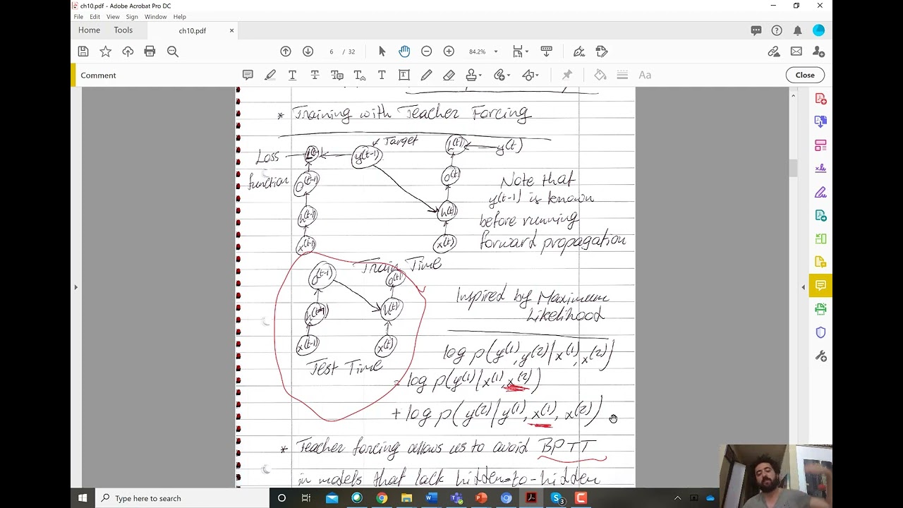 Introduction to Deep Learning - Module 5 - Video 88: Training with Teacher Forcing