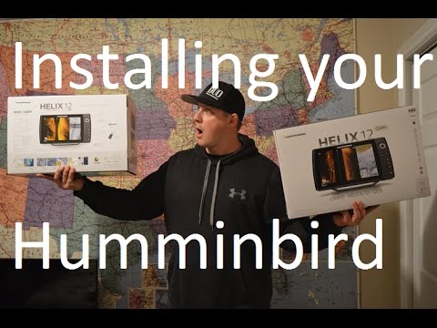 How to: Install Your Helix Humminbird fish finder Part 1