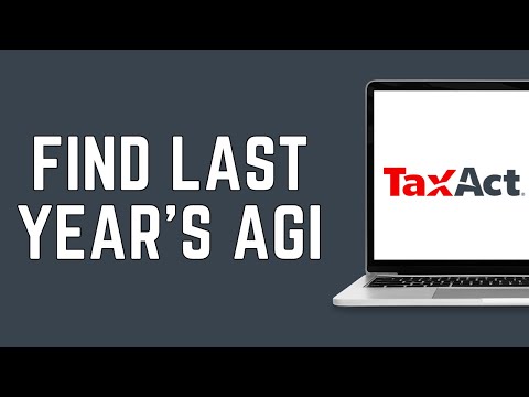 How To Find Last Year's AGI In TaxAct Online 2024 (FULL GUIDE)