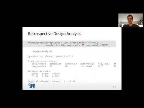useR! 2020: PRDA: Enhancing Statistical Inference via Design Analysis (C. Z. Callegher), lightning