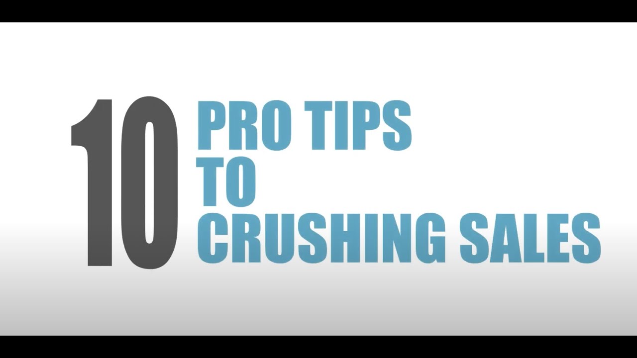 10 Pro Tips To Crush Sales (1-5) | Sean Samson Training