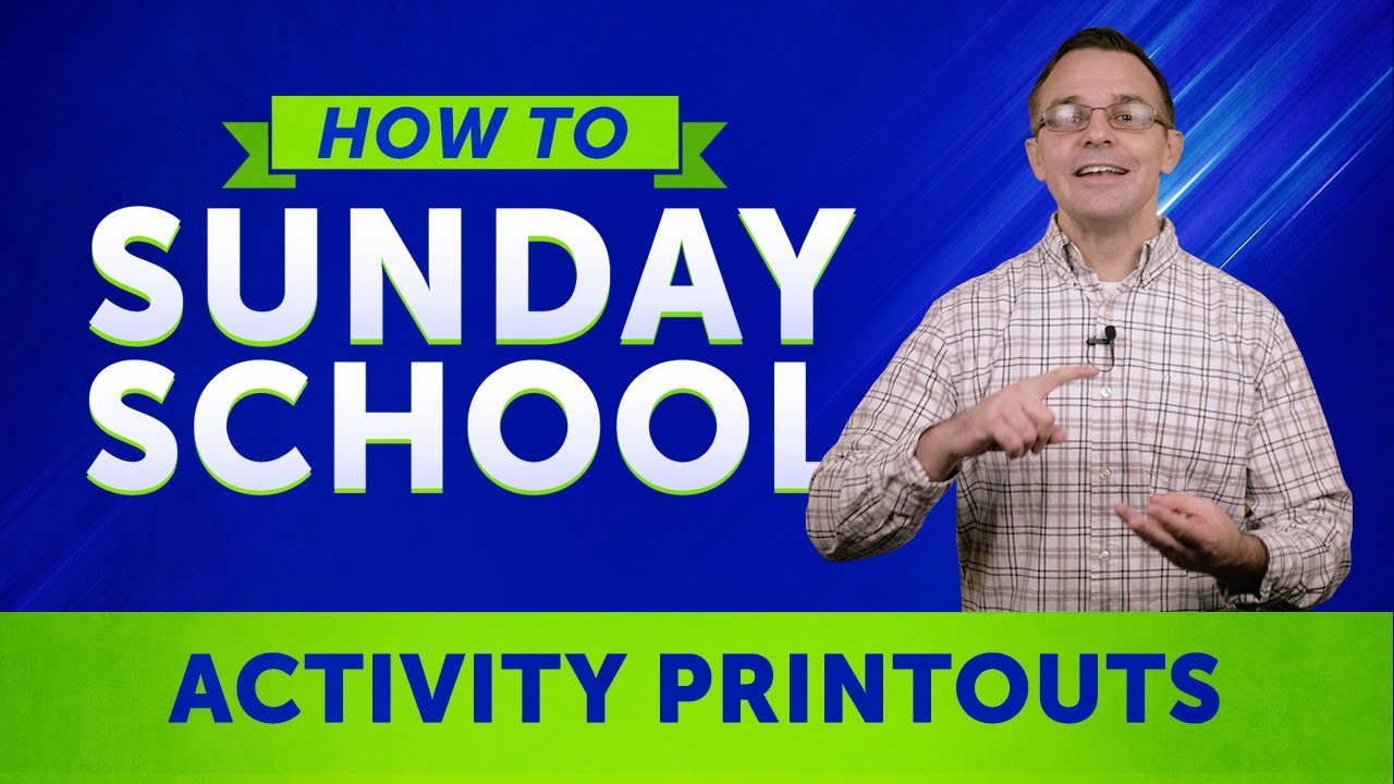 How To Teach Kids Ministry using Bible Activity Printouts | Sharefaith Kids