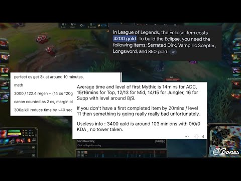 How to get an (Mythic) Item in 6 Minutes! - LOL (League of Legends)