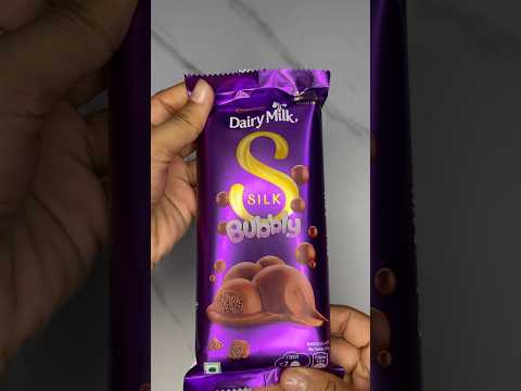 Cadbury Dairy Milk Silk Bubbly❤️😋🍫#asmr #shorts
