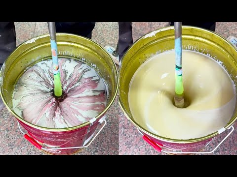 # latex paint eggshell finish # wall color # color matching # French style # Mixing Paints Video
