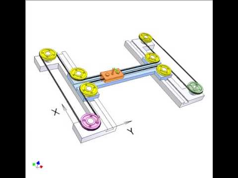 Controlling two linear motions of an object 1a