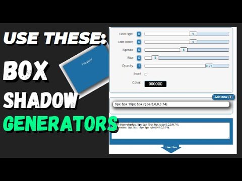 No need to code more for box-shadows, Use These Generators Instead!