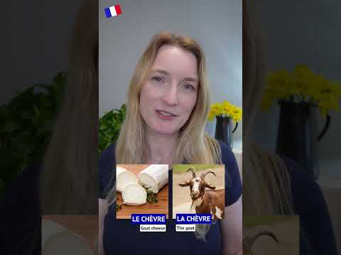 Le chèvre or La chèvre in French?