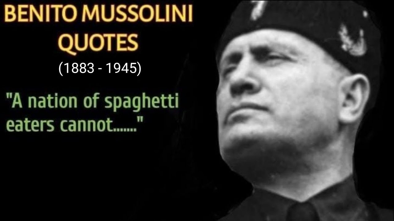 Best Benito Mussolini Quotes - Life Changing Quotes By Benito Mussolini - Top Mussolini Quotes