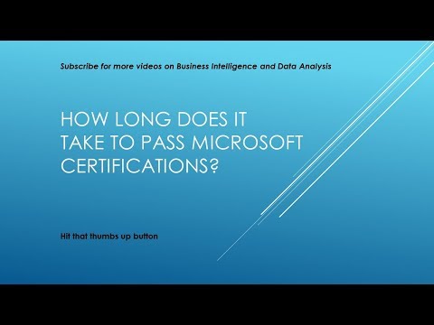 How long does it take to pass Microsoft Certifications