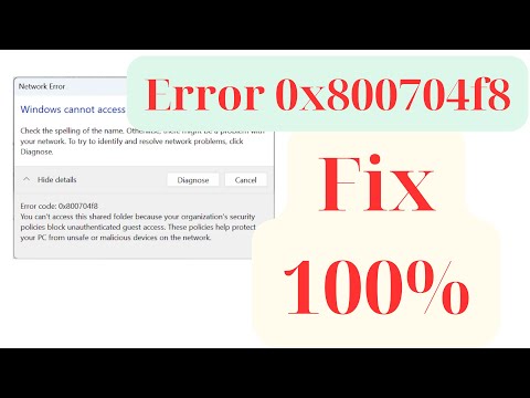 How To Fix Error 0x800704f8 on Window 11 24H2