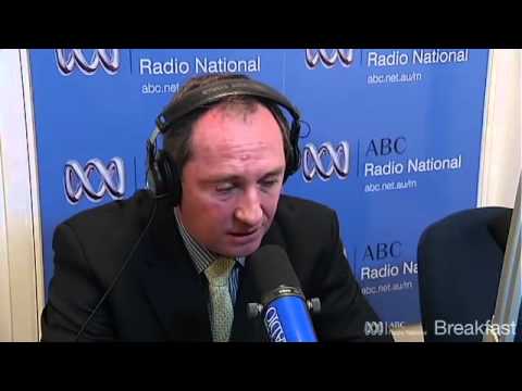 Barnaby Joyce responds to climate report - ABC Radio National Breakfast