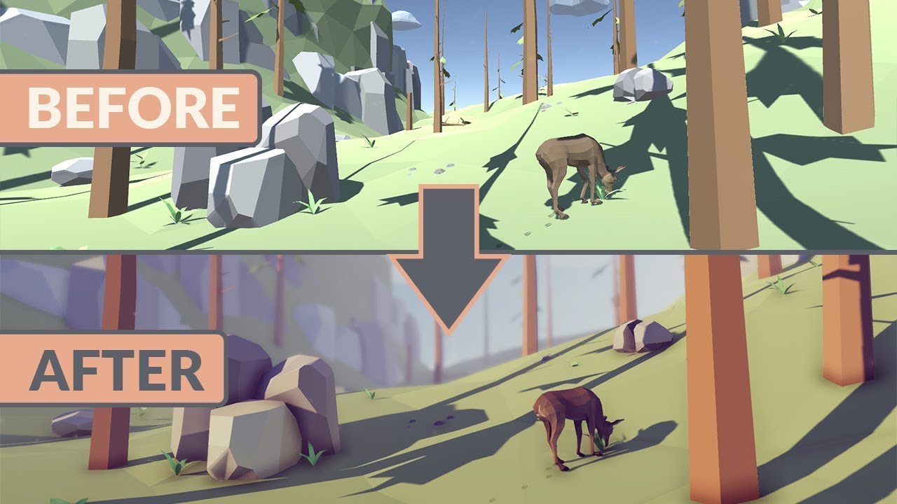 Unity 2017 Tutorial - Lighting And Post Processing Low Poly Scene