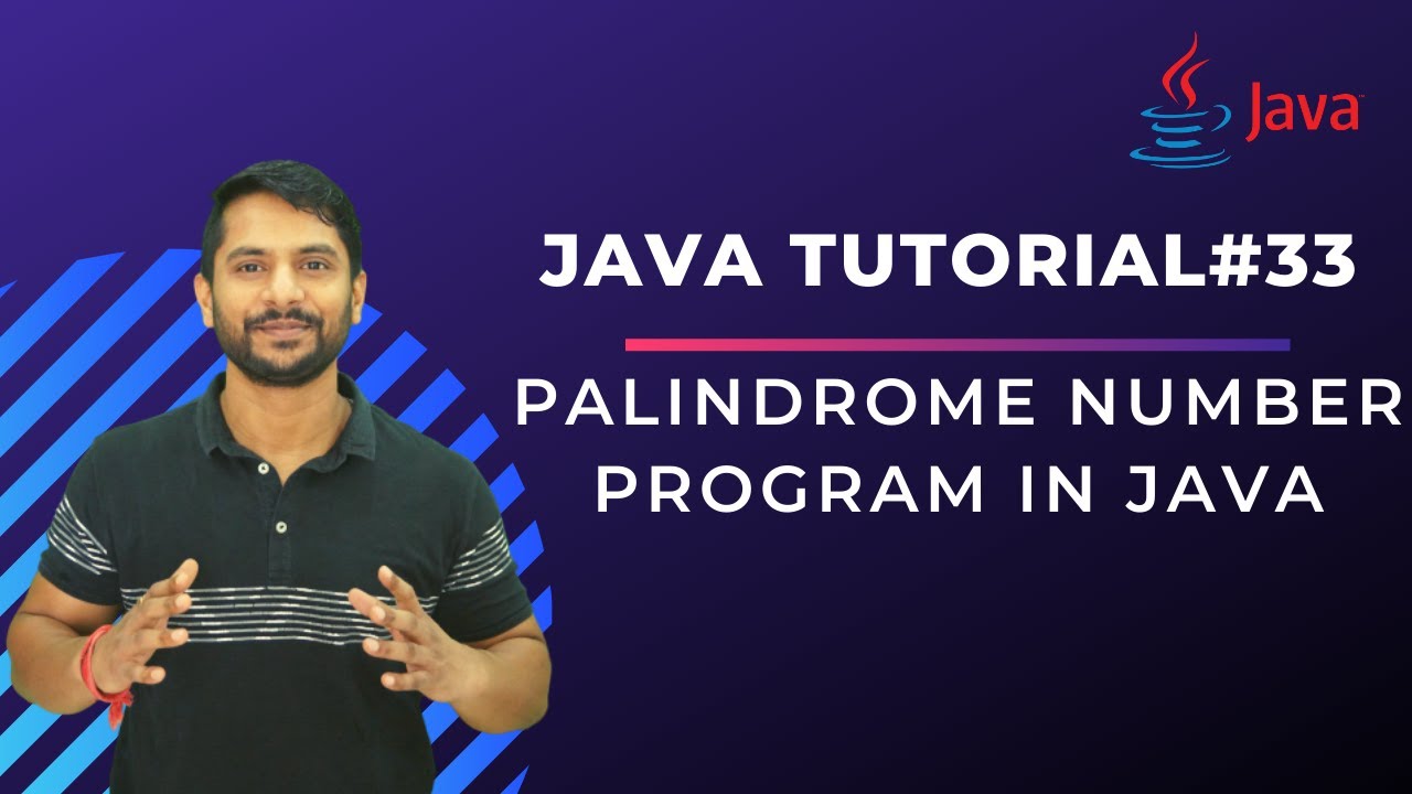 Palindrome Number Program in Java - In Hindi