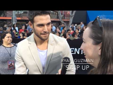 Ryan Guzman at the Divergent World Premiere