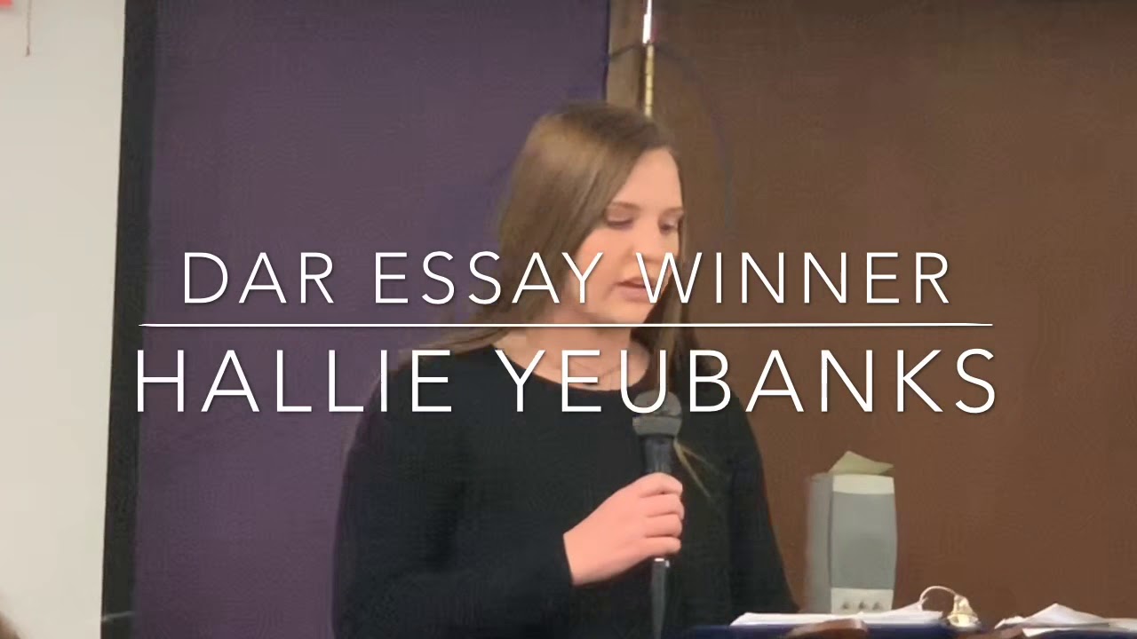 DAR Essay Winner
