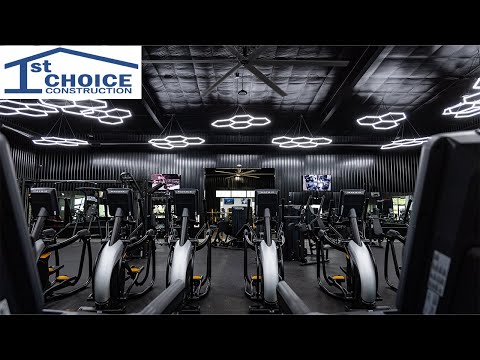 First Choice Built This Modern Gym in Seminole, TX | Gainz Gym | Metal Construction