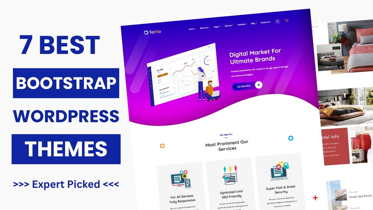 7 Best Bootstrap WordPress Themes 2026 | Premium Bootstrap WordPress Themes