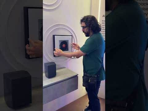 The Samsung Music Frame is SO COOL! #shorts