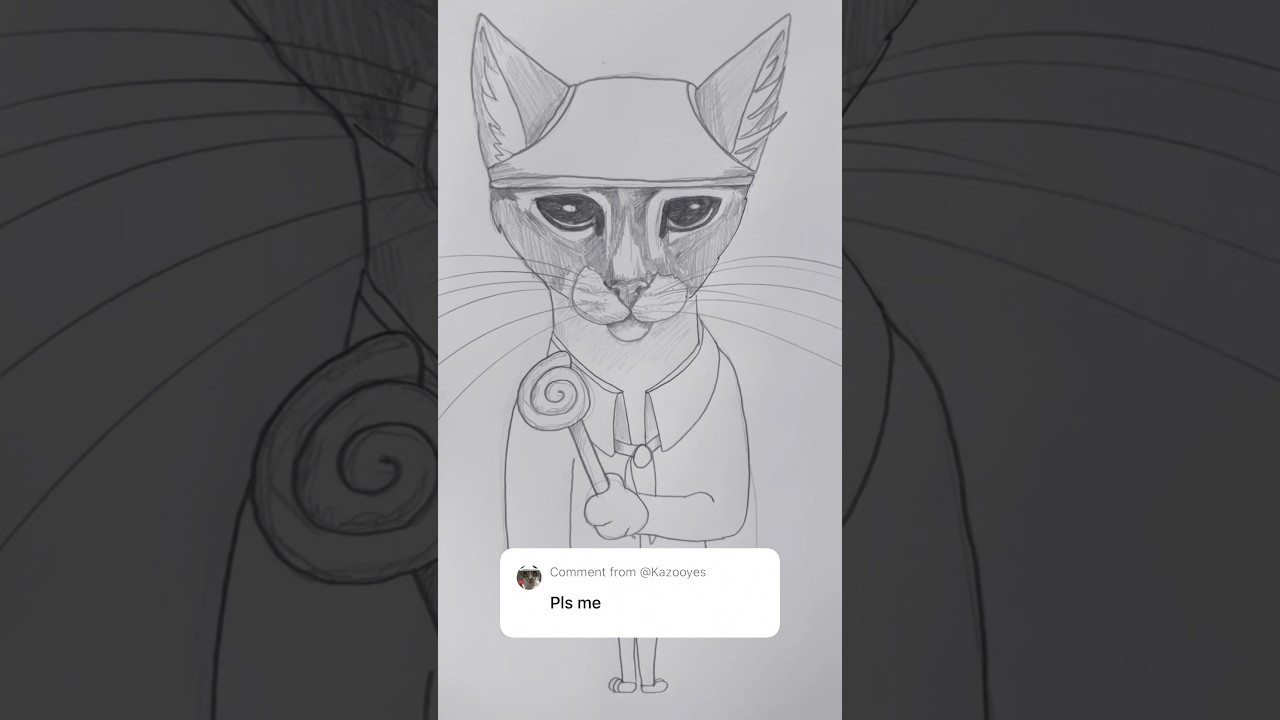 Drawing PFPs #shorts #art #cat