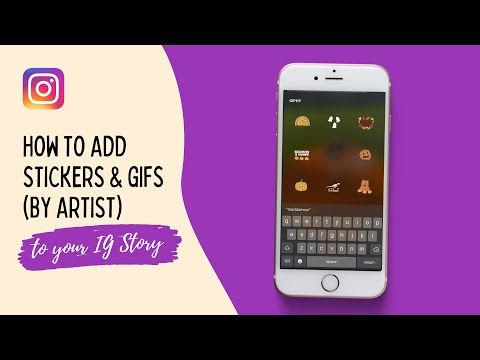 Instagram Tutorial – How To Add Stickers & Gifs to your IG Story (by Artist)