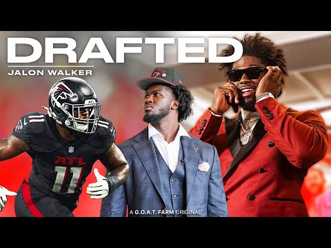 Jalon Walker | NFL Draft Day | Atlanta Falcons | "I'm on the way, Coach!"