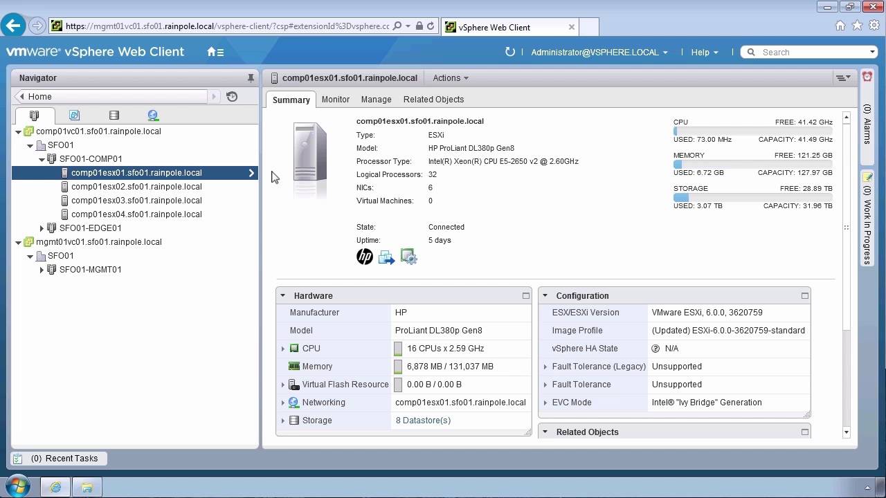 VMware Validated Design for SDDC – Software-Defined Storage Demo