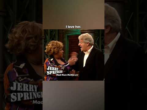 Jerry Springer had enough #tv #clips #talkshow