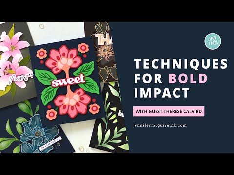 Techniques for Bold Impact on Cards!