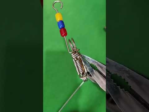 Guess how many tools were used to make the wire keychain?