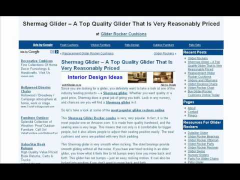 glider rocker cushions