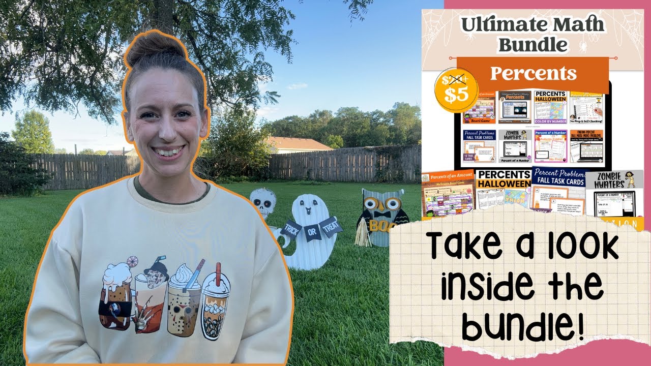 10 Fun Ways to Review Percents with your Middle School Students #middleschoolmath #mathteacher