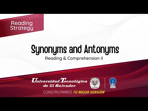LCI2 Reading Strategy - Synonyms and Antonyms