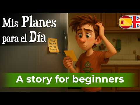Start to Understand Spanish with EASY Story (A1-A2) - My plans for the day