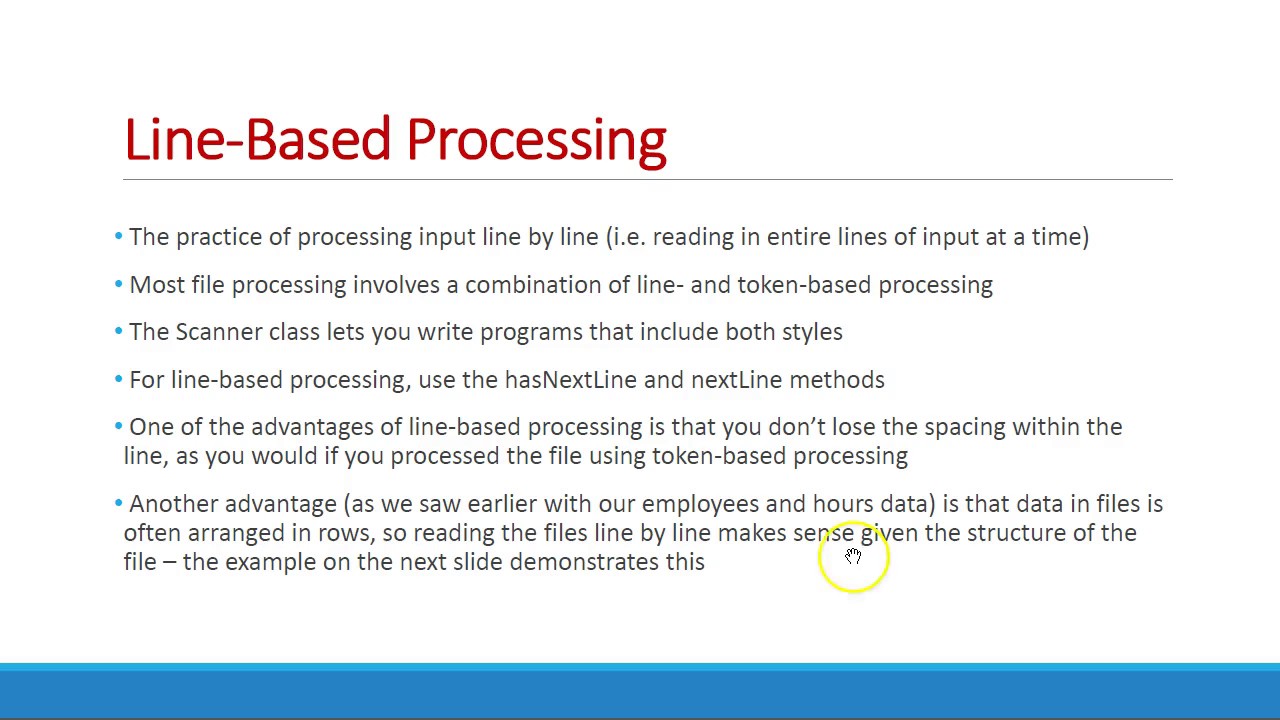 Java File Processing Lecture - Building Java Programs Ch 6