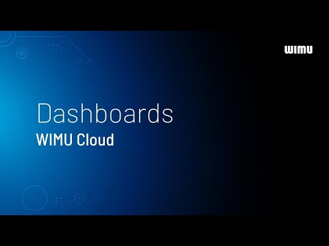 Dashboards β’ WIMU Cloud