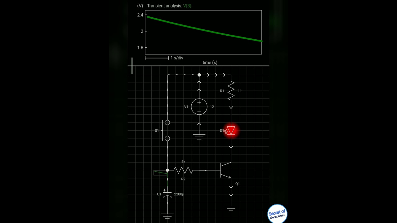 How to make transistor based delay circuit