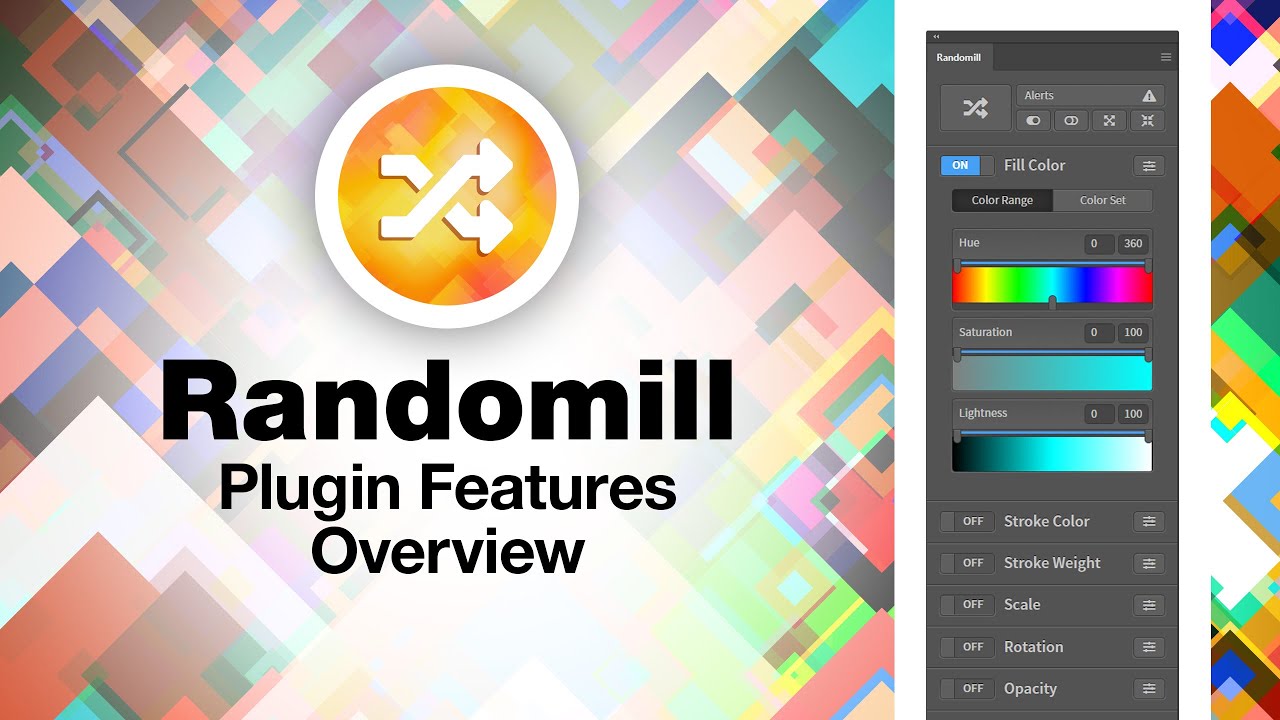 Randomill - The Ultimate Randomization Plugin for Adobe Illustrator