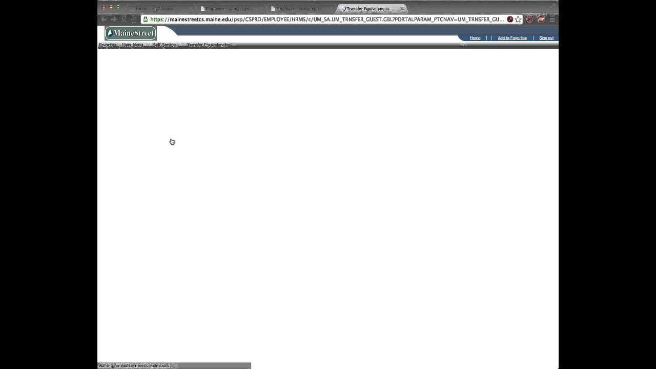 How To Use The Transfer Equivalency Page