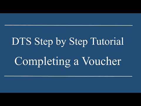 514th AMW DTS Step by Step Tutorial Completing a Voucher