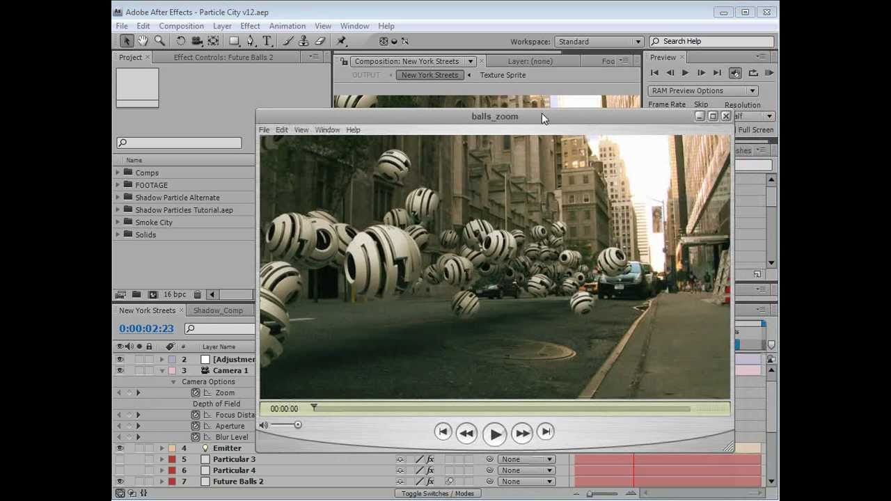 After Effects Tutorial - Particle Shadows