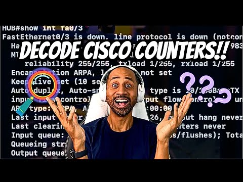 Master Cisco Interface Counters in Minutes! 🚀