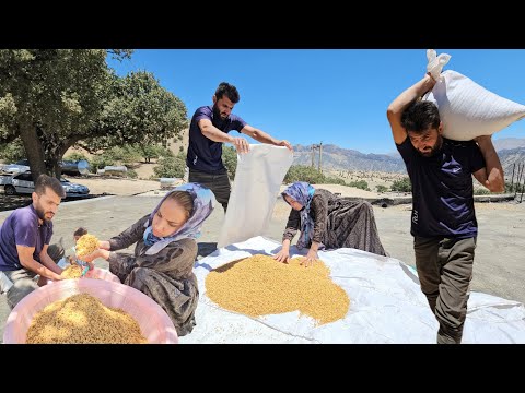"The Joy of Teamwork: Preparing Wheat for Local Bread"